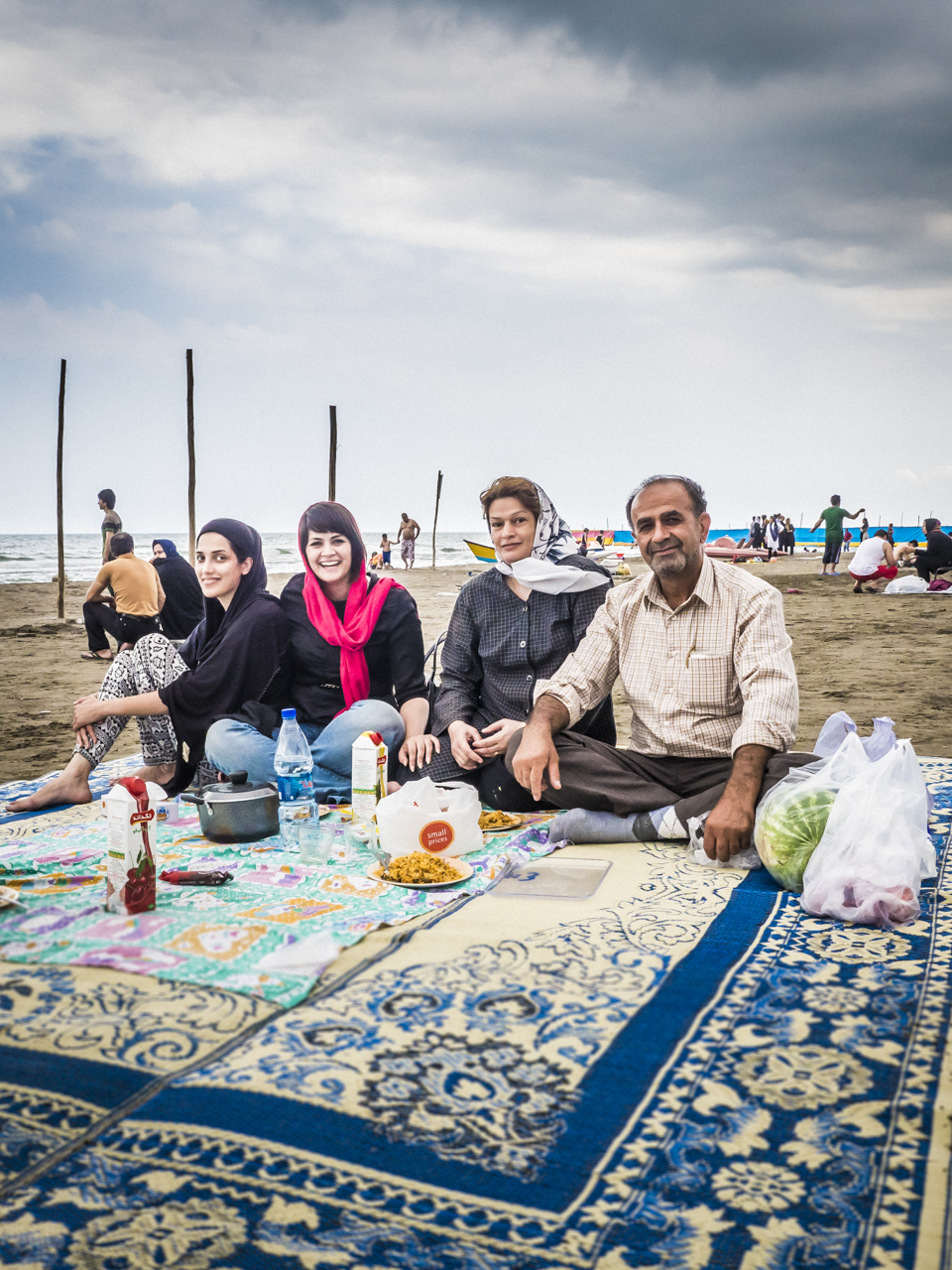 Iran, Royan, Strand am Kaspischen Meer, Asien, 11.07.2014 - Fotografie ...
